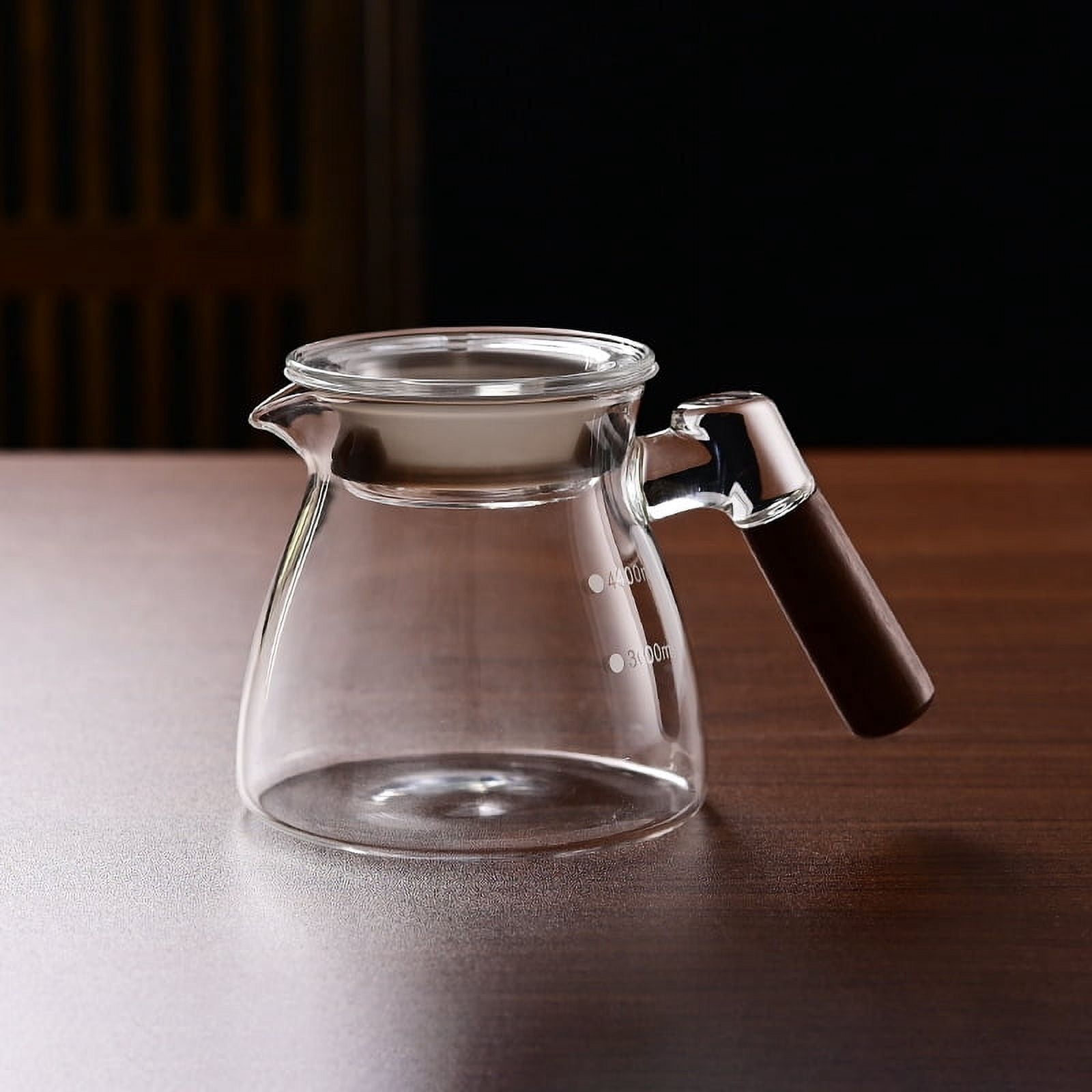 High borosilicate hand brewed coffee pot, shared pot, large capacity ...
