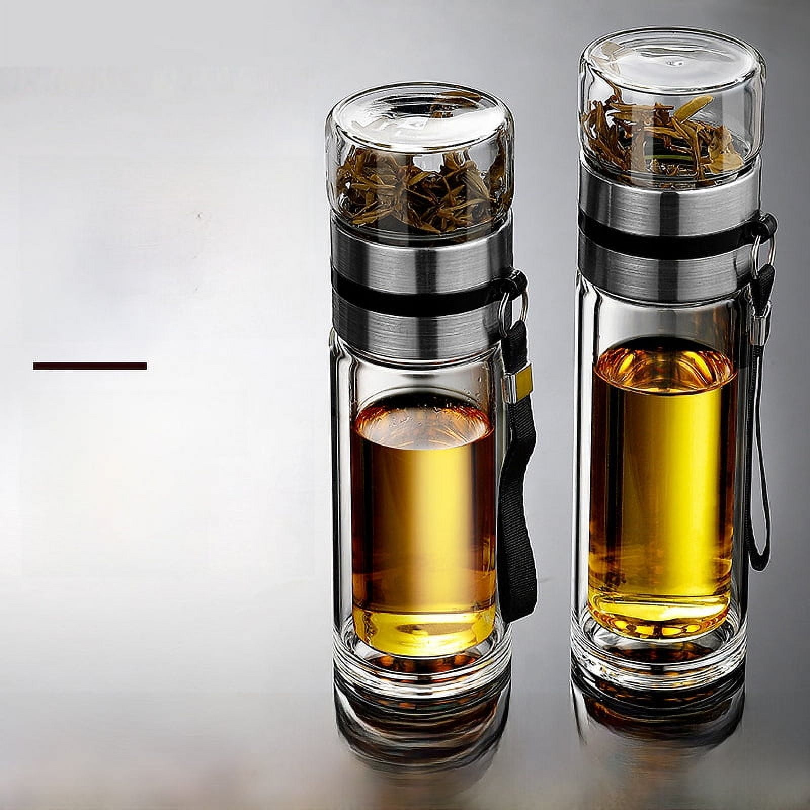 High borosilicate single layer double layer tea cup glass tea water ...