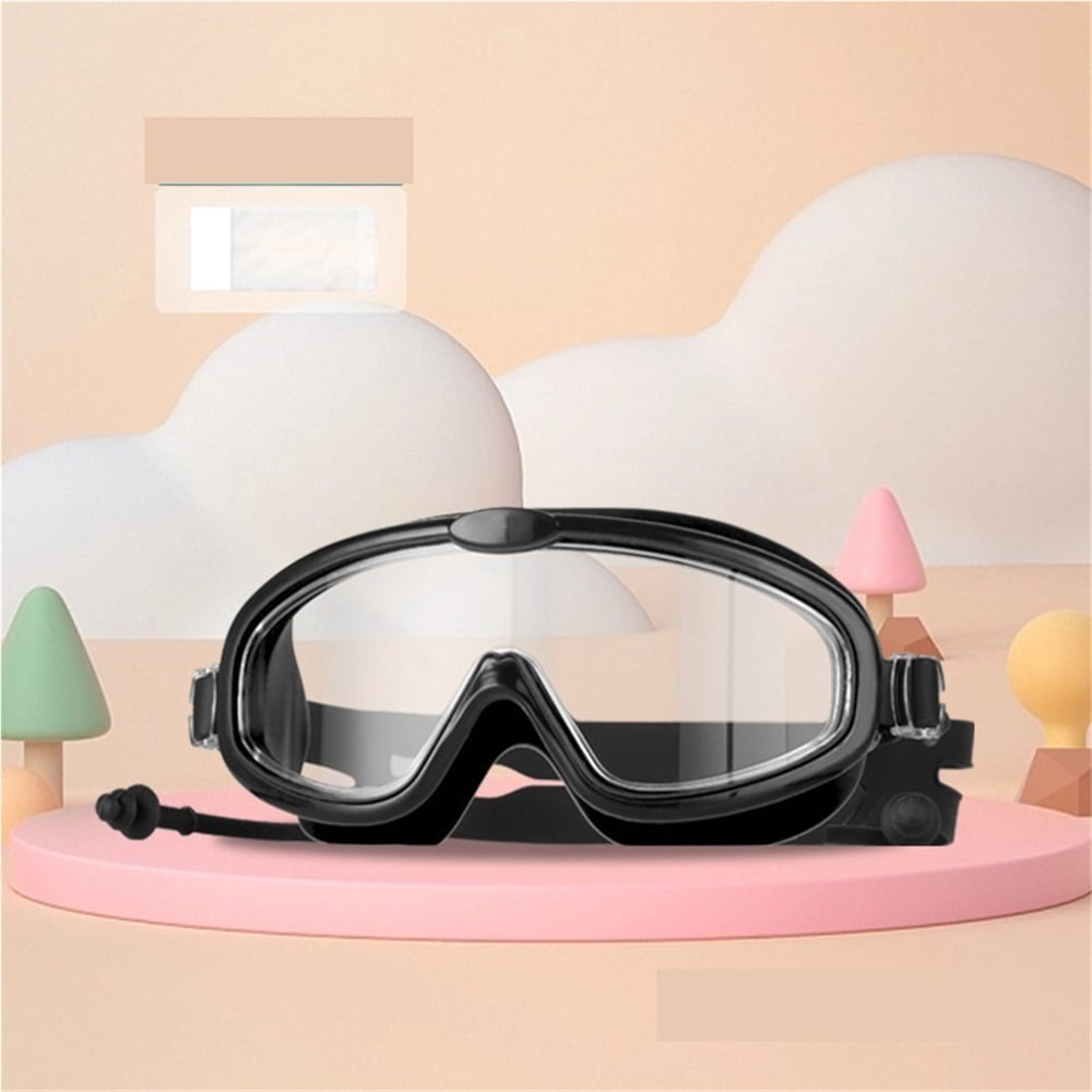 High definition waterproof and anti fog large frame swimming goggles ...