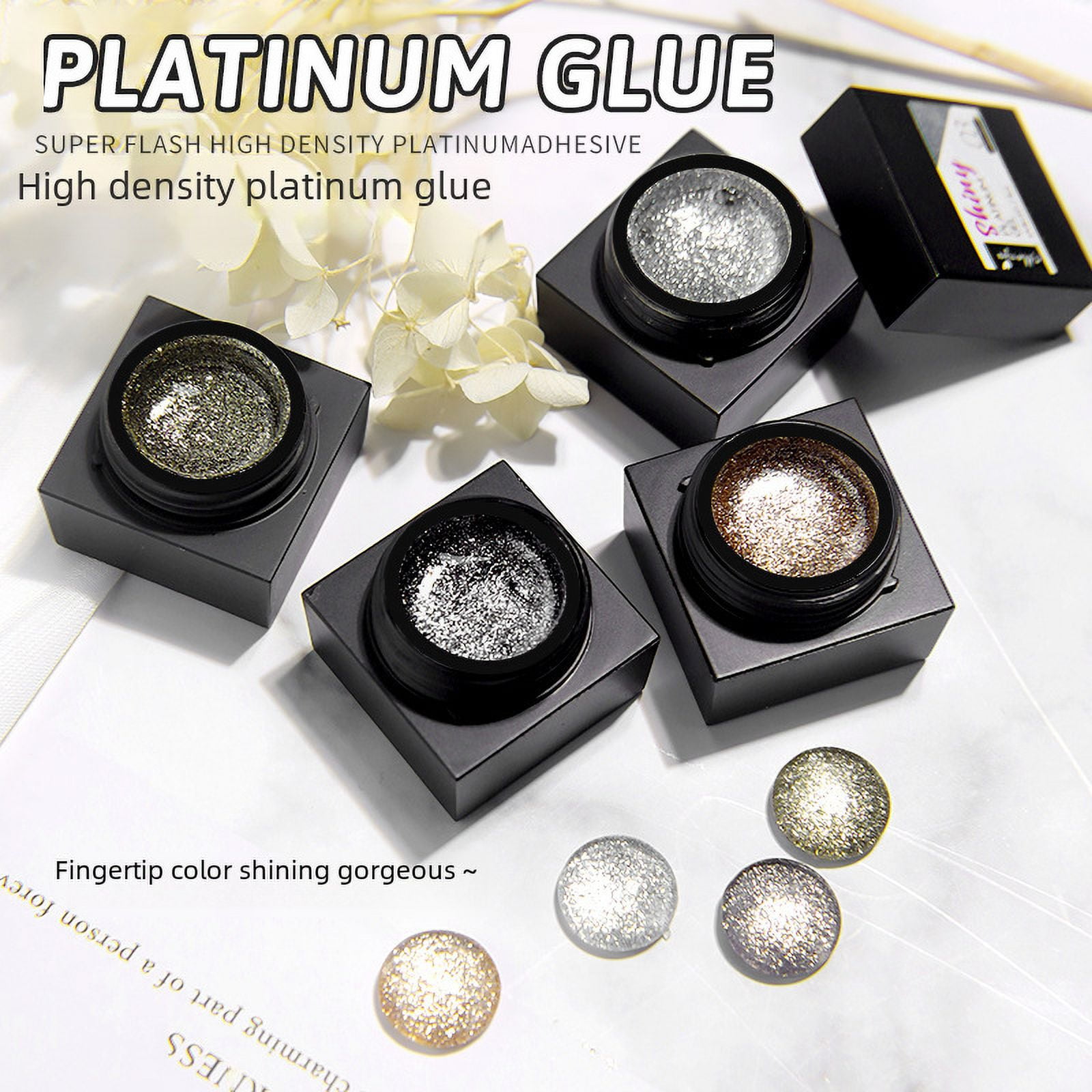 High-density platinum nail glue flash painted phototherapy glue hook ...
