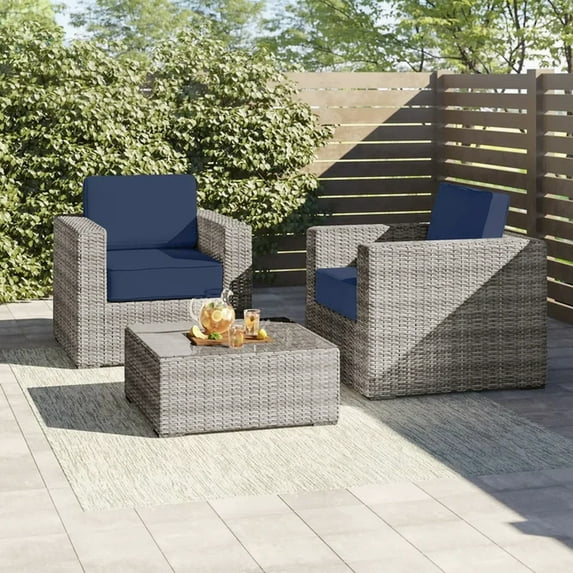 High - density polyethylene wicker & 300 lbs chair capacity” - “Heavy ...