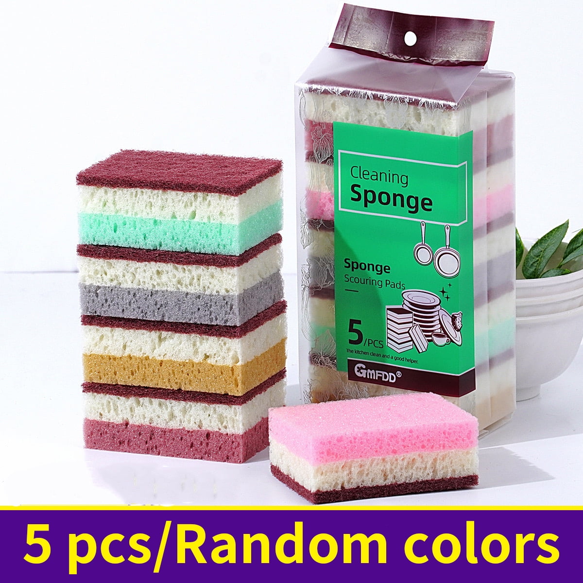 High density sponge cleaning cloth, dishwashing cloth, non greasy ...