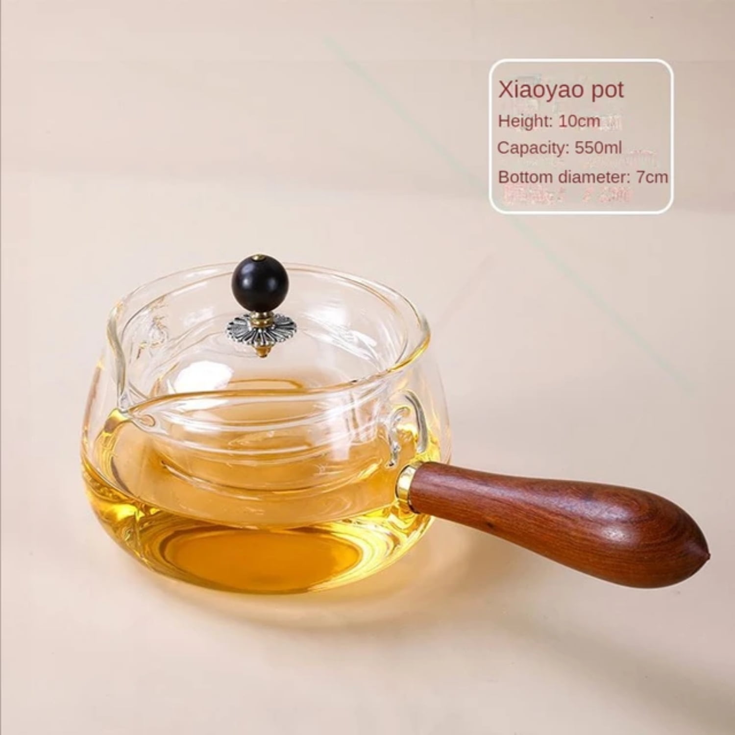 High-end 500ml Heat-resistant Glass Teapot with Handle - Ceramic Oven ...