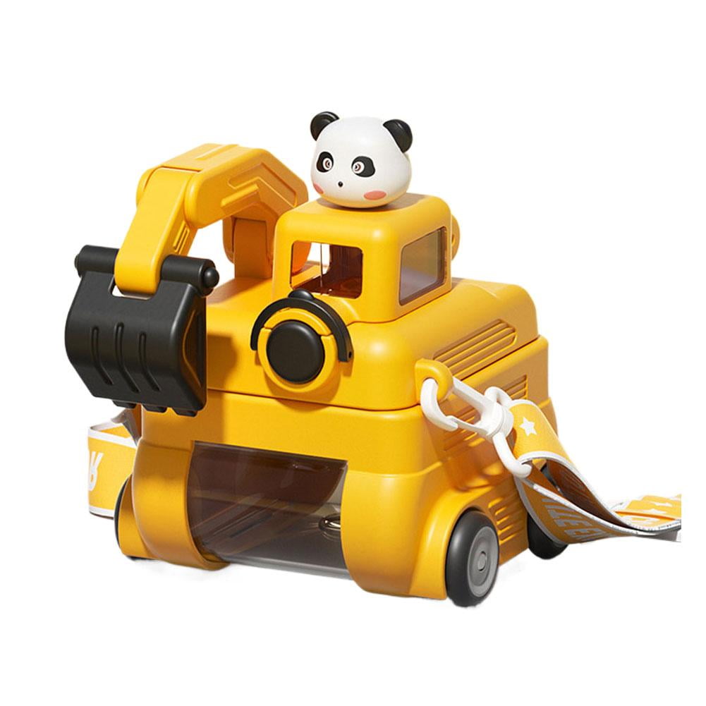 High-end Excavator Straw Cup Big Super Straw Mug Toy Childrens Digger ...