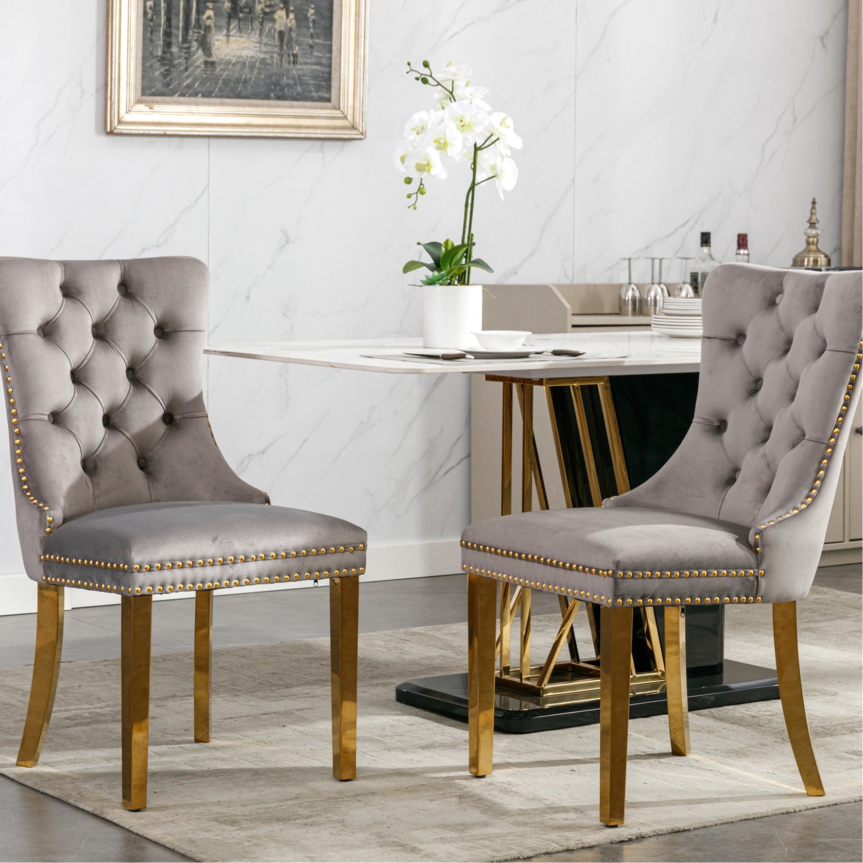 High - end Finish, Soft Foam Filler - Relaxing Dining with Velvet ...