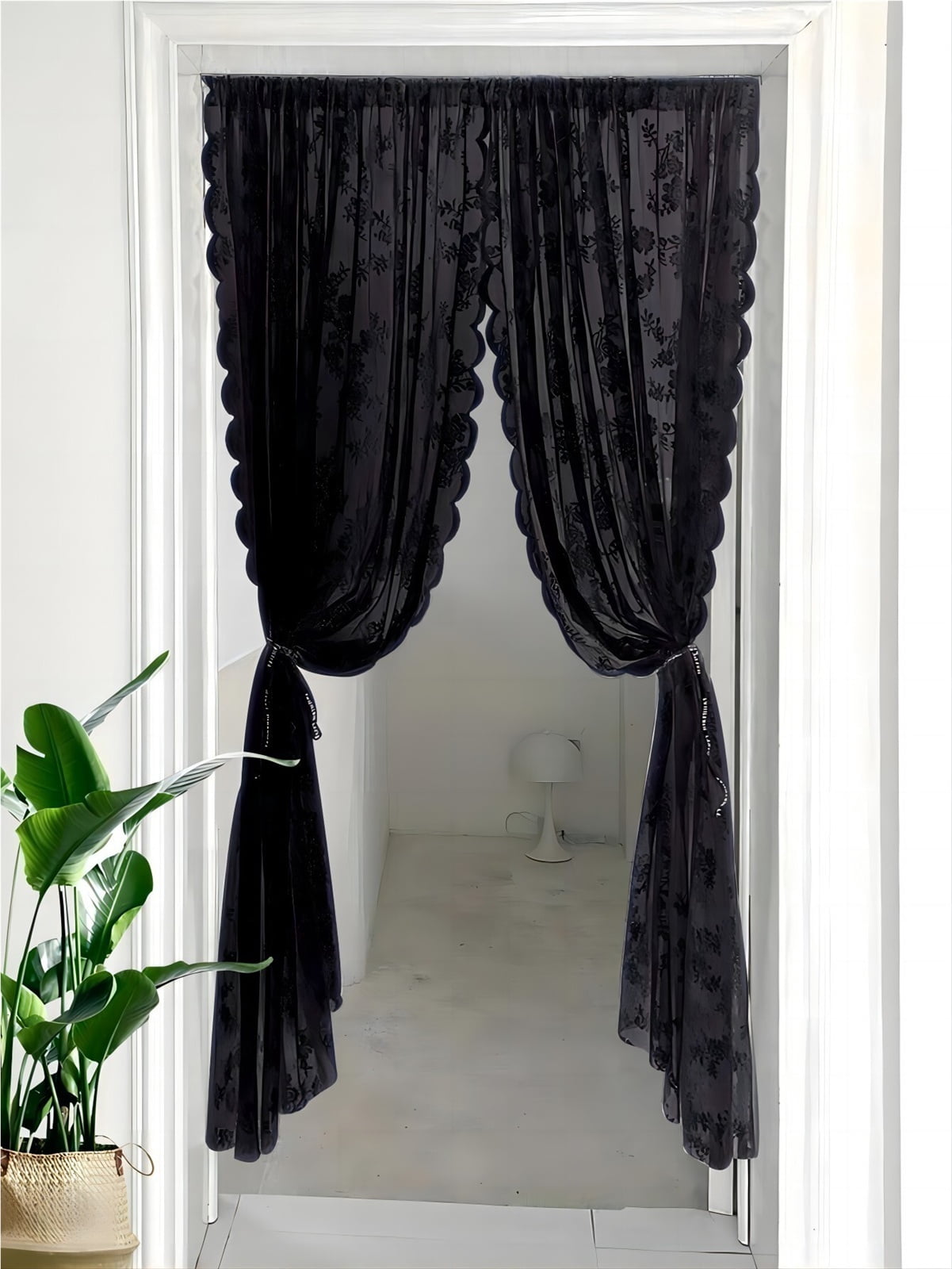 High-end Lace Curtains For Living Room And Bedroom Bay Windows DSV ...
