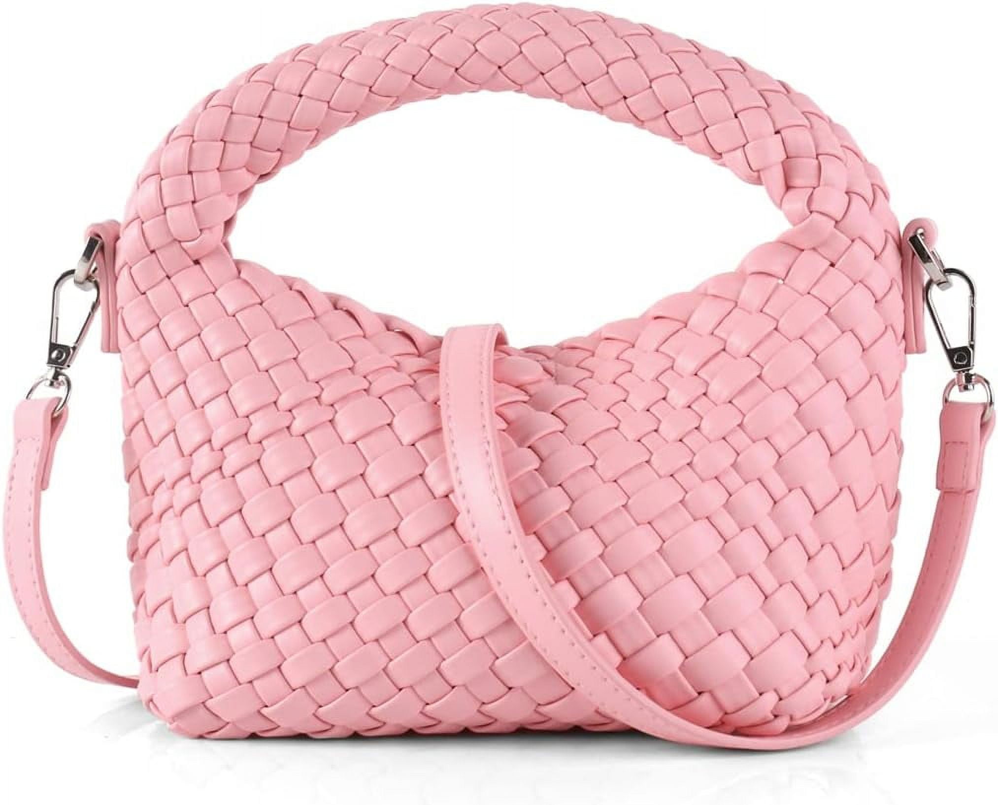 High - end Woven PU Leather Crossbody Tote - Small, Cute Purse for ...