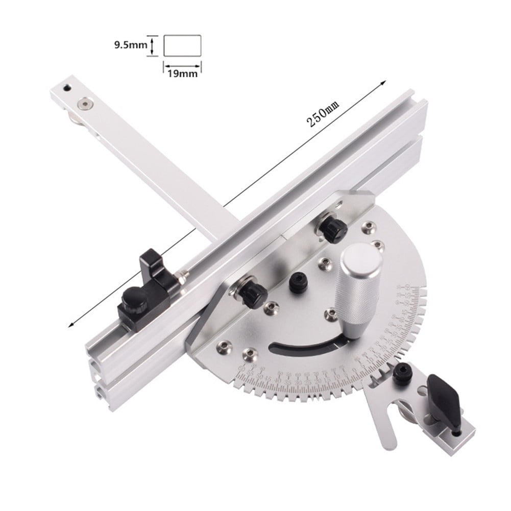 High for Precision Table Saw Miter Gauge with 27 Angle Stops for ...