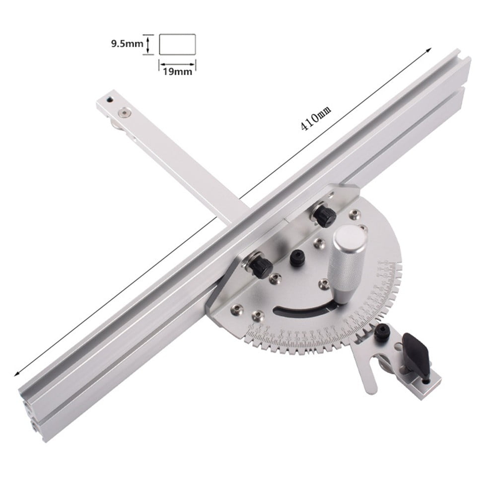 High for Precision Table Saw Miter Gauge with 27 Angle Stops for ...