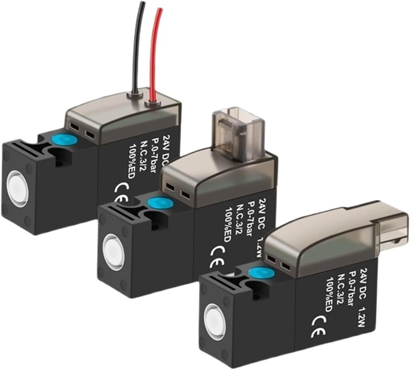 High frequency miniature solenoid valve 10mm air valve 30Hz two ...