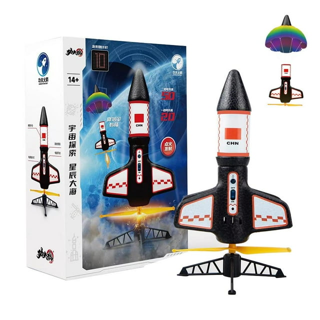 High frequency with parachute (B) $ Douyin same model aviation rocket ...