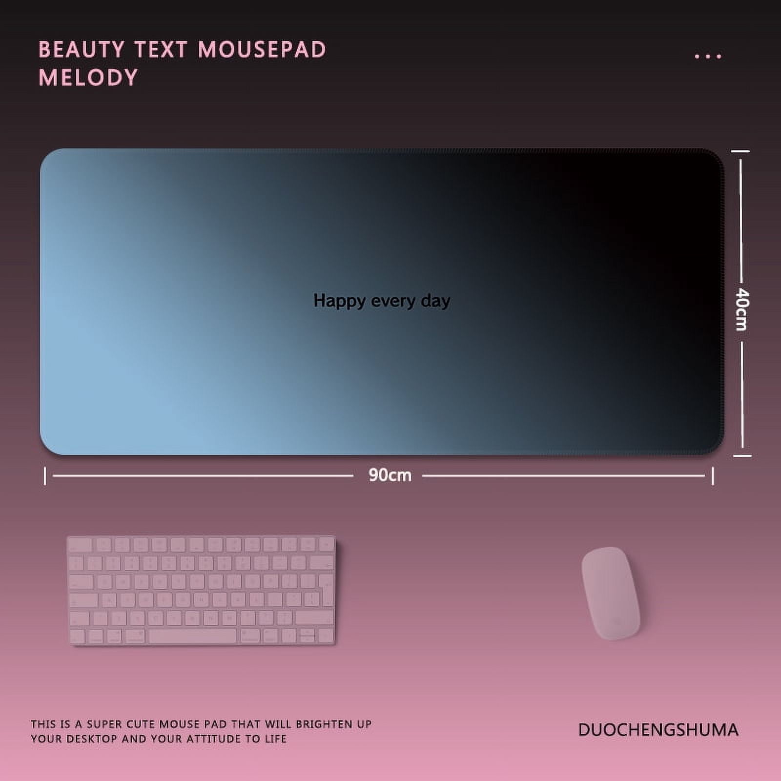 High-grade Gradient Mouse Pads Black And Pink Color Minimalist Style Oversized Morandi Game ...