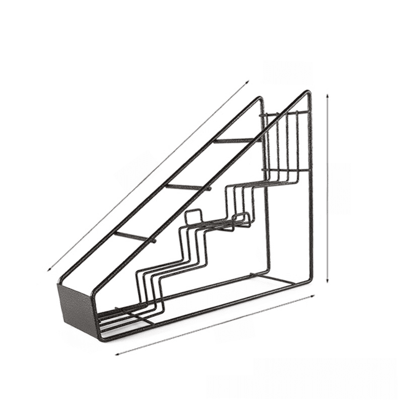 High-grade syrup and fruit bottle storage rack coffee storage rack ...