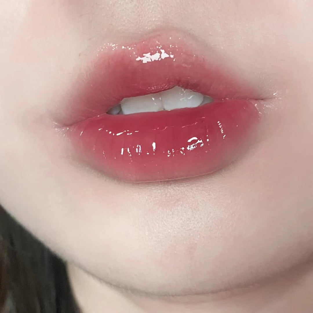 High-looking tea frozen water lip gloss moisturizing water mirror lip ...