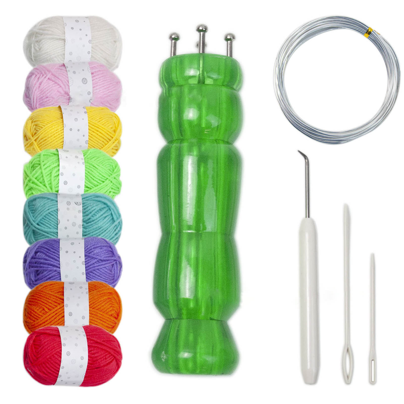 High-performance 6-color/8-color Weaving Knitting Spool set Colorful ...
