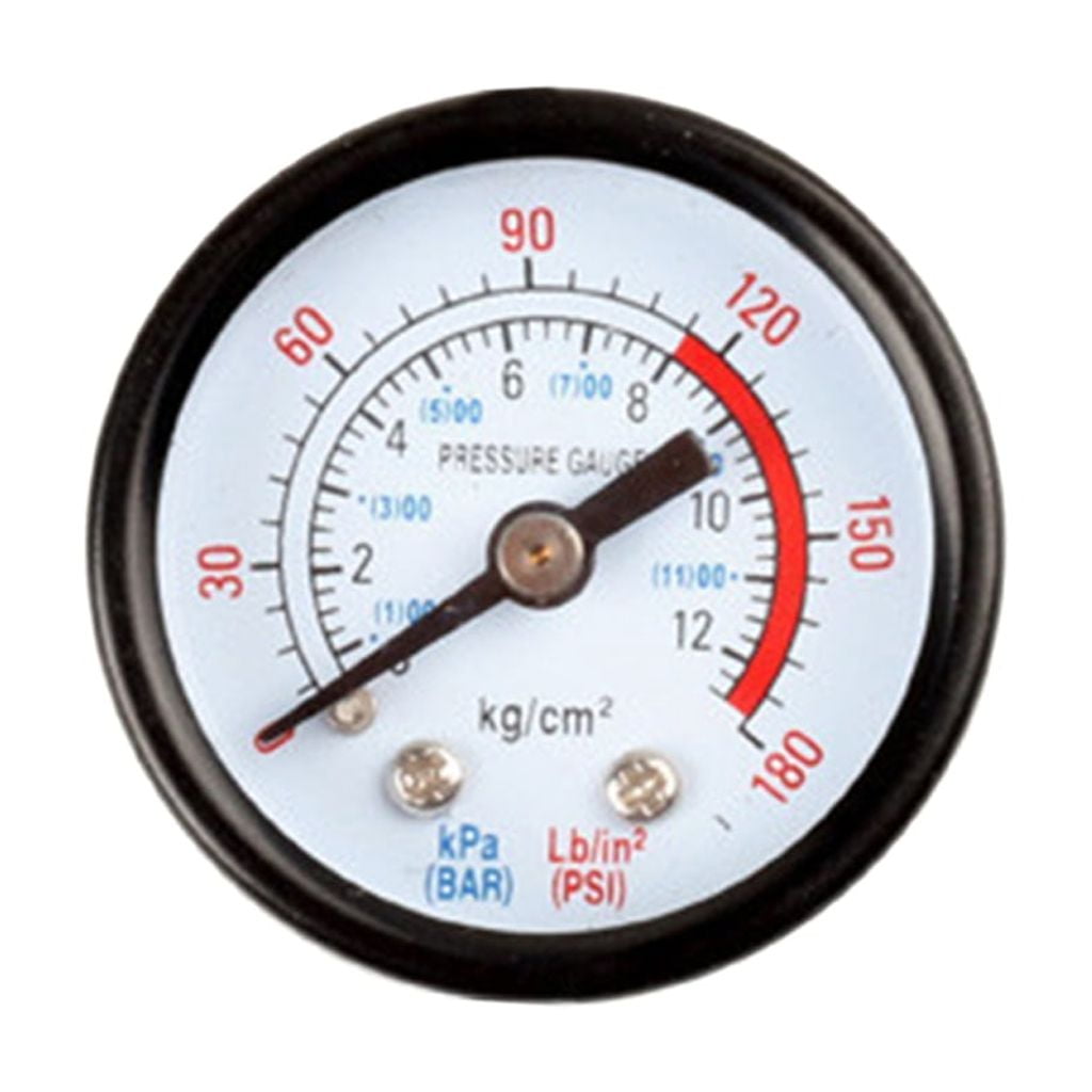 High-performances Air Pressure Gauge Center Back Mount 1/8inch1/4inch ...