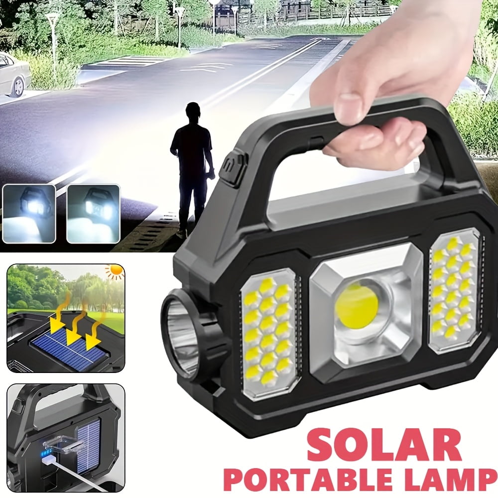 High-power Solar Multifunctional Outdoor Work Light, Long Distance LED ...