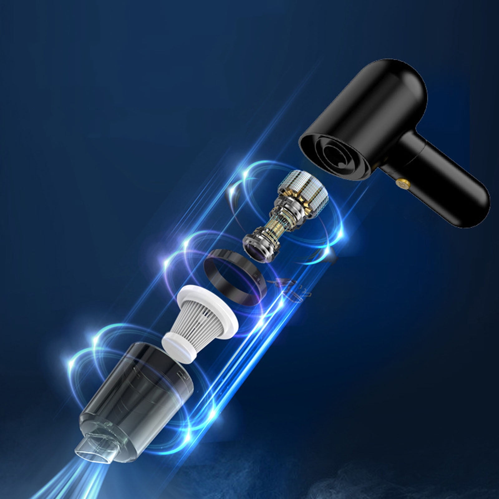 High-power Wireless Car Vacuum, Dual-suction Wet Dry, 400w Motor ...