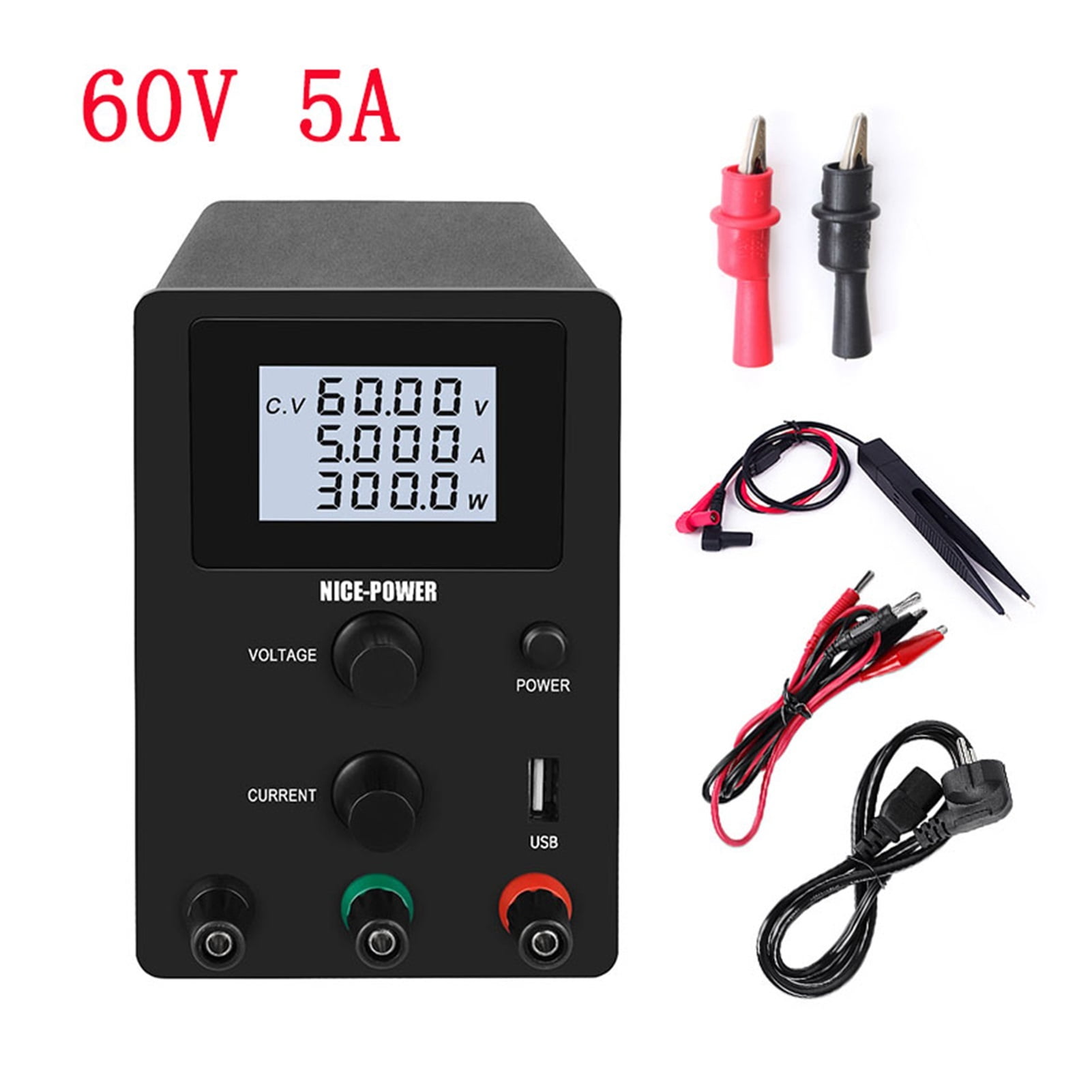 High-precision Voltage Regulated Lab Power Supply 30V 10A Switch Bench ...