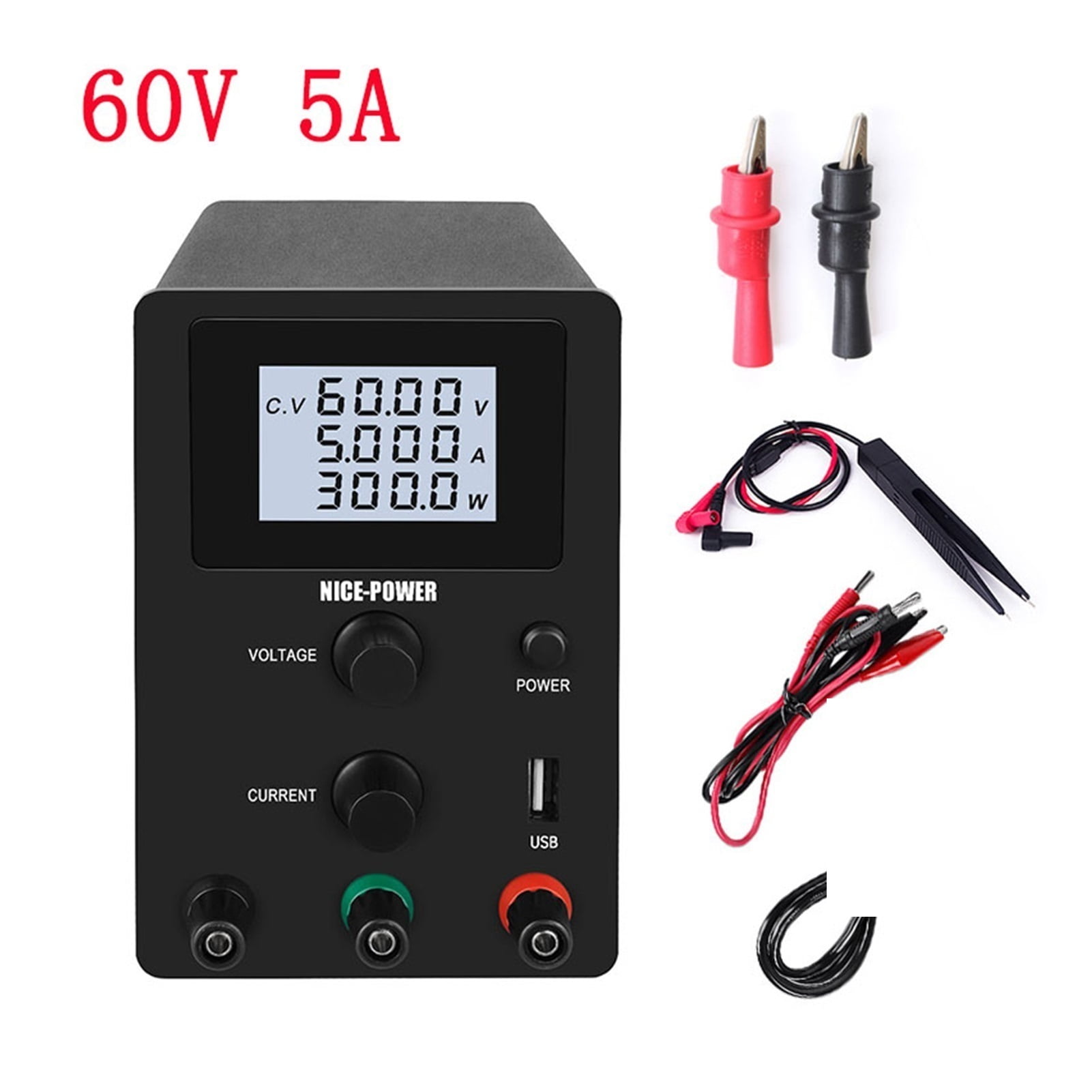 High-precision Voltage Regulated Lab Power Supply 30V 10A Switch Bench Power Supplies Adjustable ...