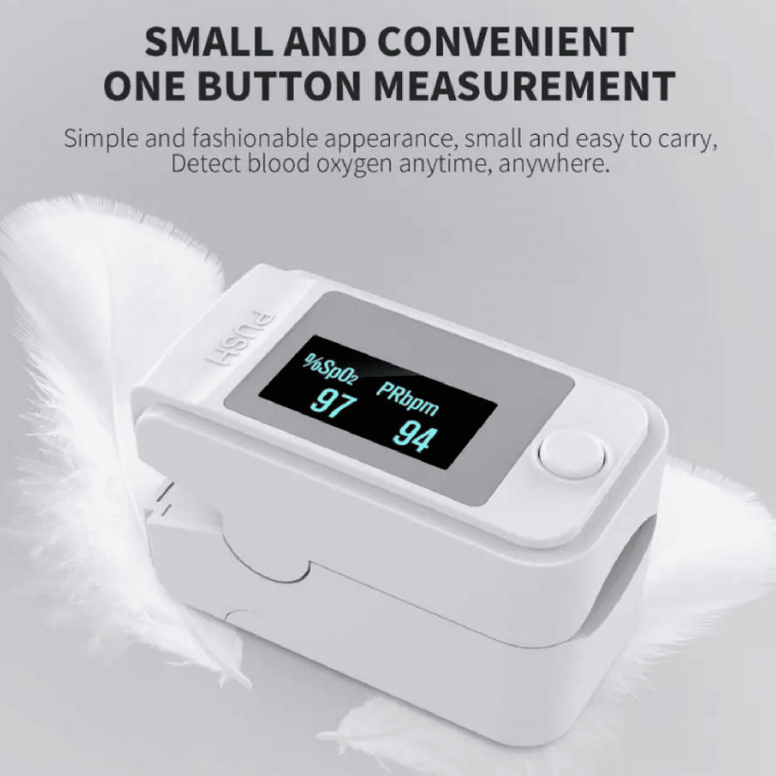 High-precision non-invasive Blood oxygen meter Portable Mini oximeter ...