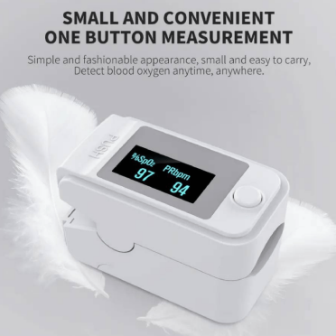 Drive Medical Fingertip Pulse Oximeter for Pediatric, Respiratory Rate ...
