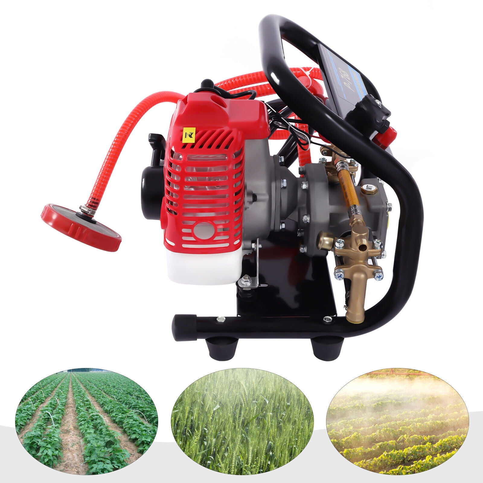 High-pressure Sprayer 2-stroke Gas Powered Backpack Leaf Blower 6500 ...