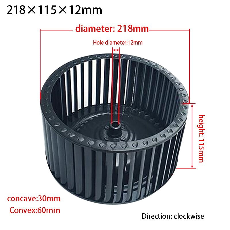 High pressure centrifugal wind wheel plastic wind wheel for Multi ...