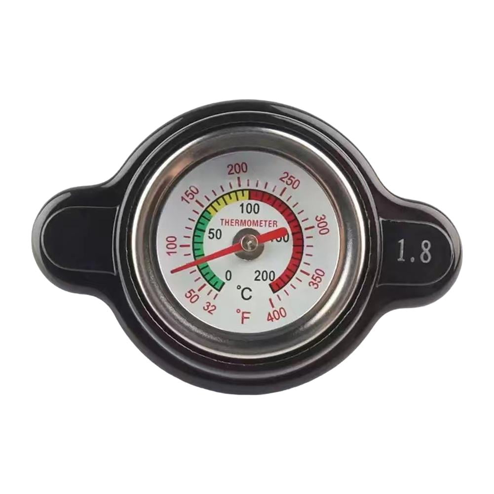 High pressure radiator Cap with Temperature Gauge 1.8 Bar Radiator Cap ...