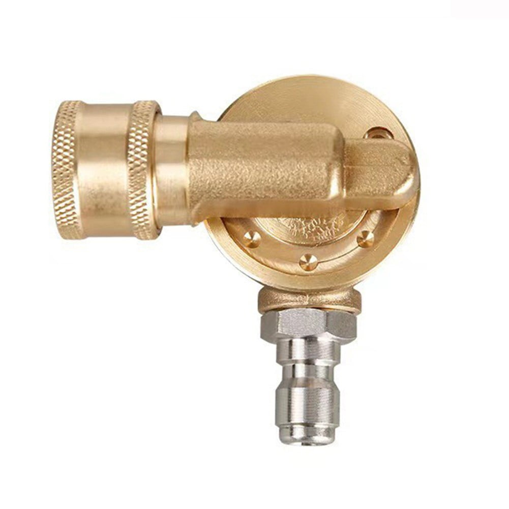 High pressure sprayer nozzle 1/4 quick connect 7-speed 360 degree brass ...