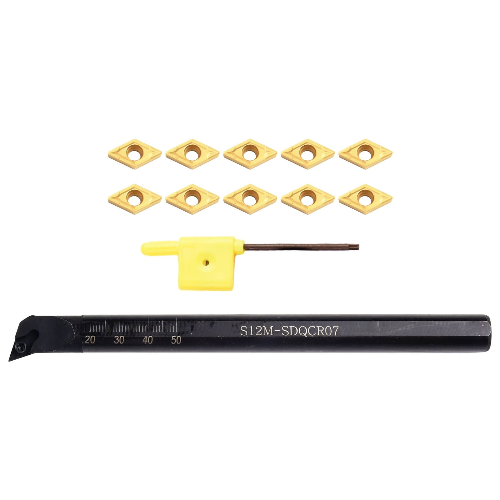 High quality 12 S12M SDQCR07 Lathe Boring Bar Turning Tool Holder ...