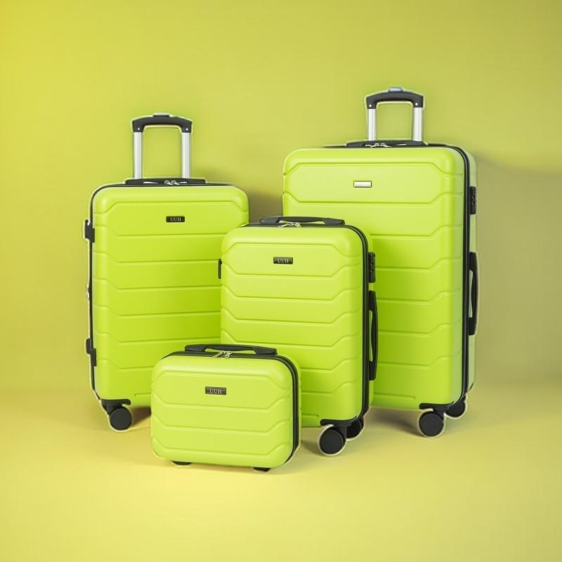 High-quality 4-Piece Luggage Set - Expandable Zipper for 24" & 28 ...