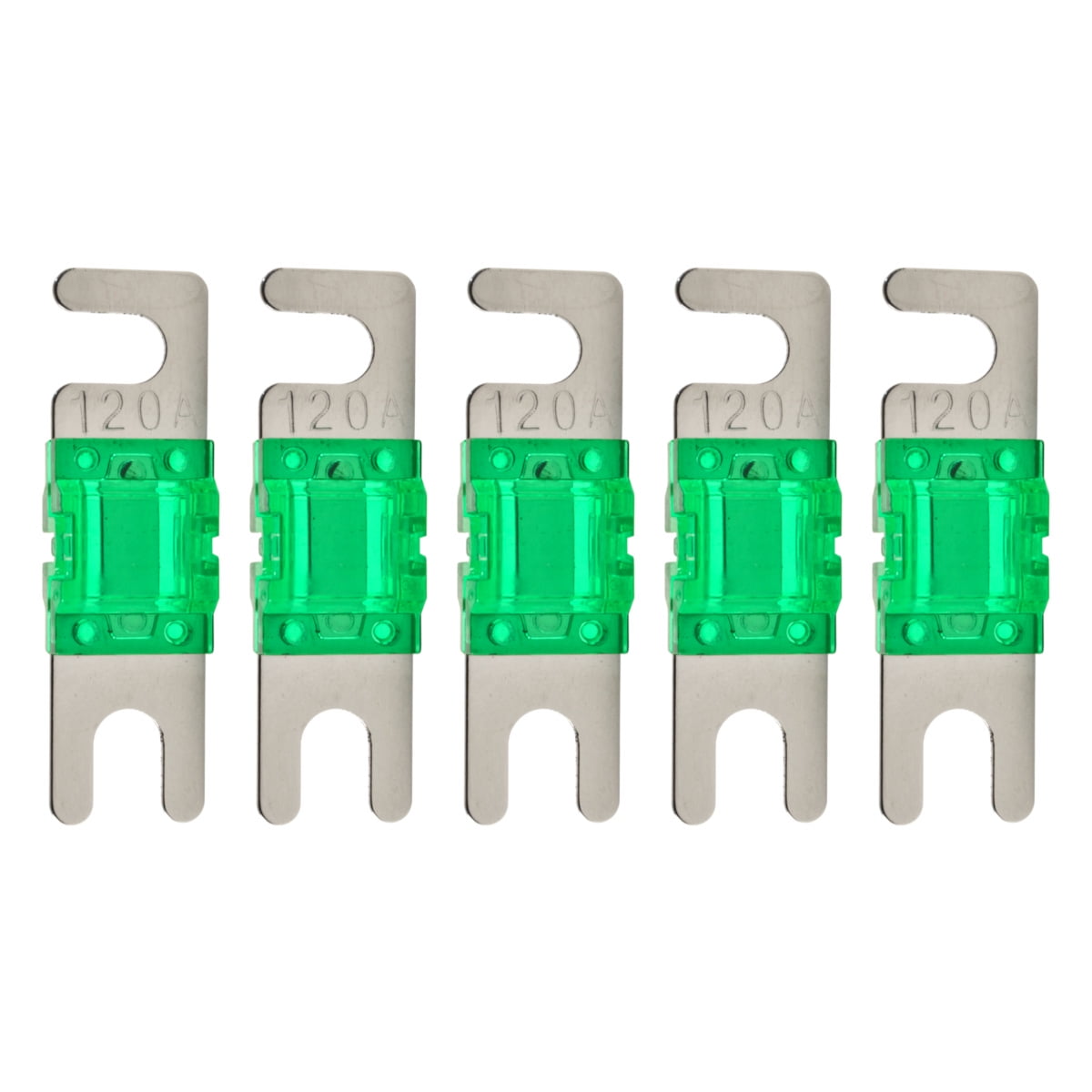 High-quality Nickel Plated 120A Amp Mini ANL Fuse (5 pack) - Walmart.com