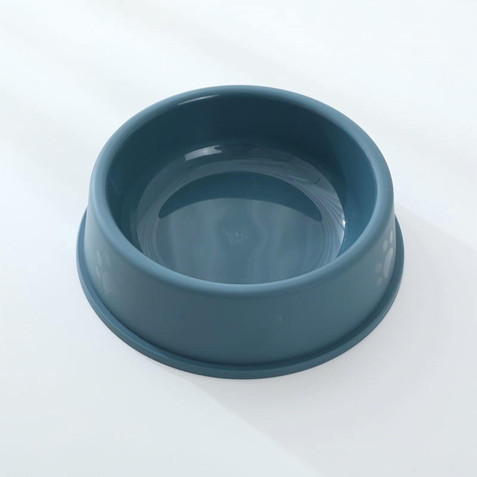High quality solid color pet bowl Candy color Lightweight plastic ...