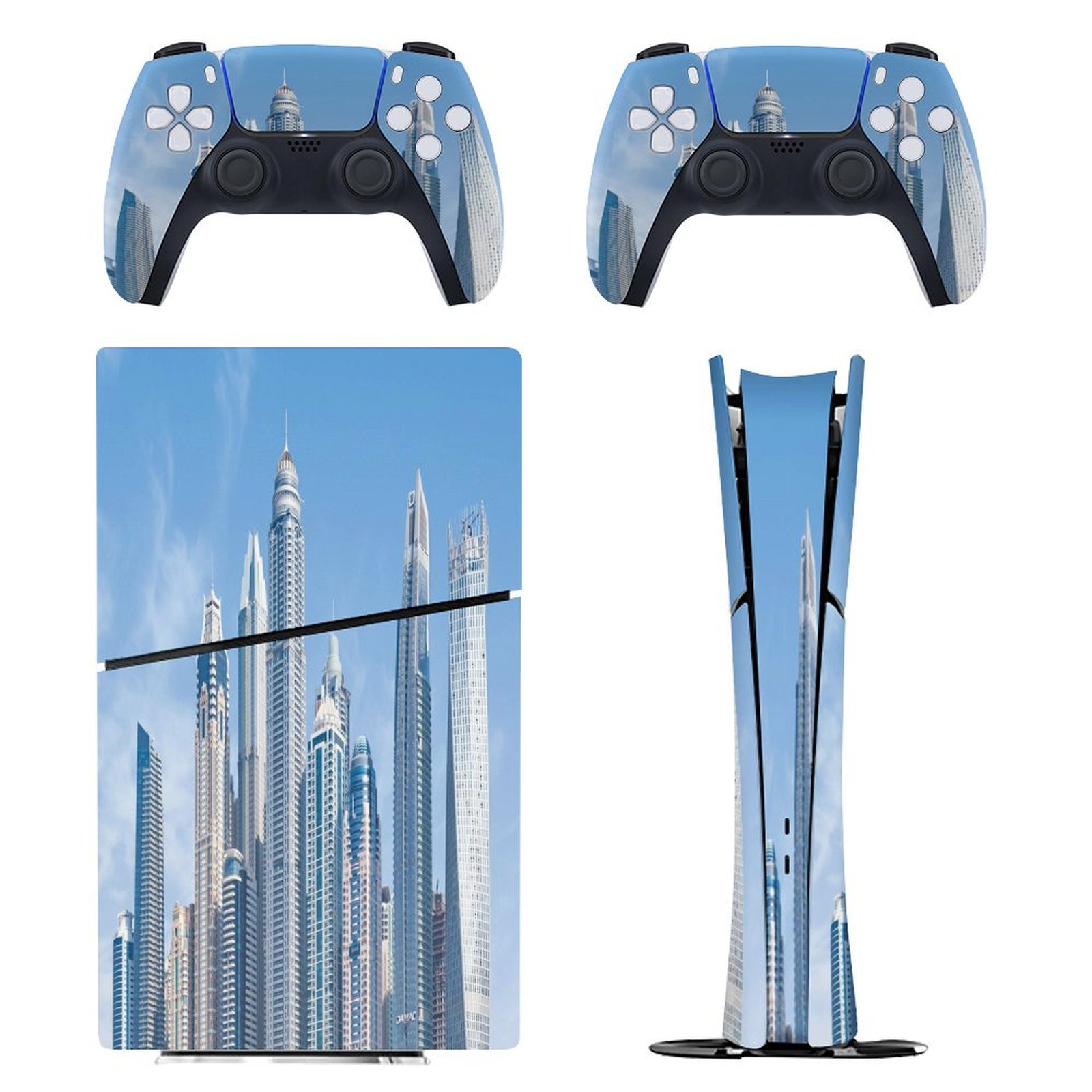 High-rise Building PS5/PS5 Slim Digital Disc Skin Sticker For Console ...