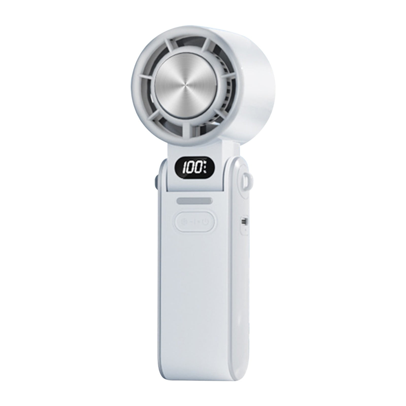 High-speed Handheld Ice Cool Fan Outdoor Portable 90° Adjustable Fold ...