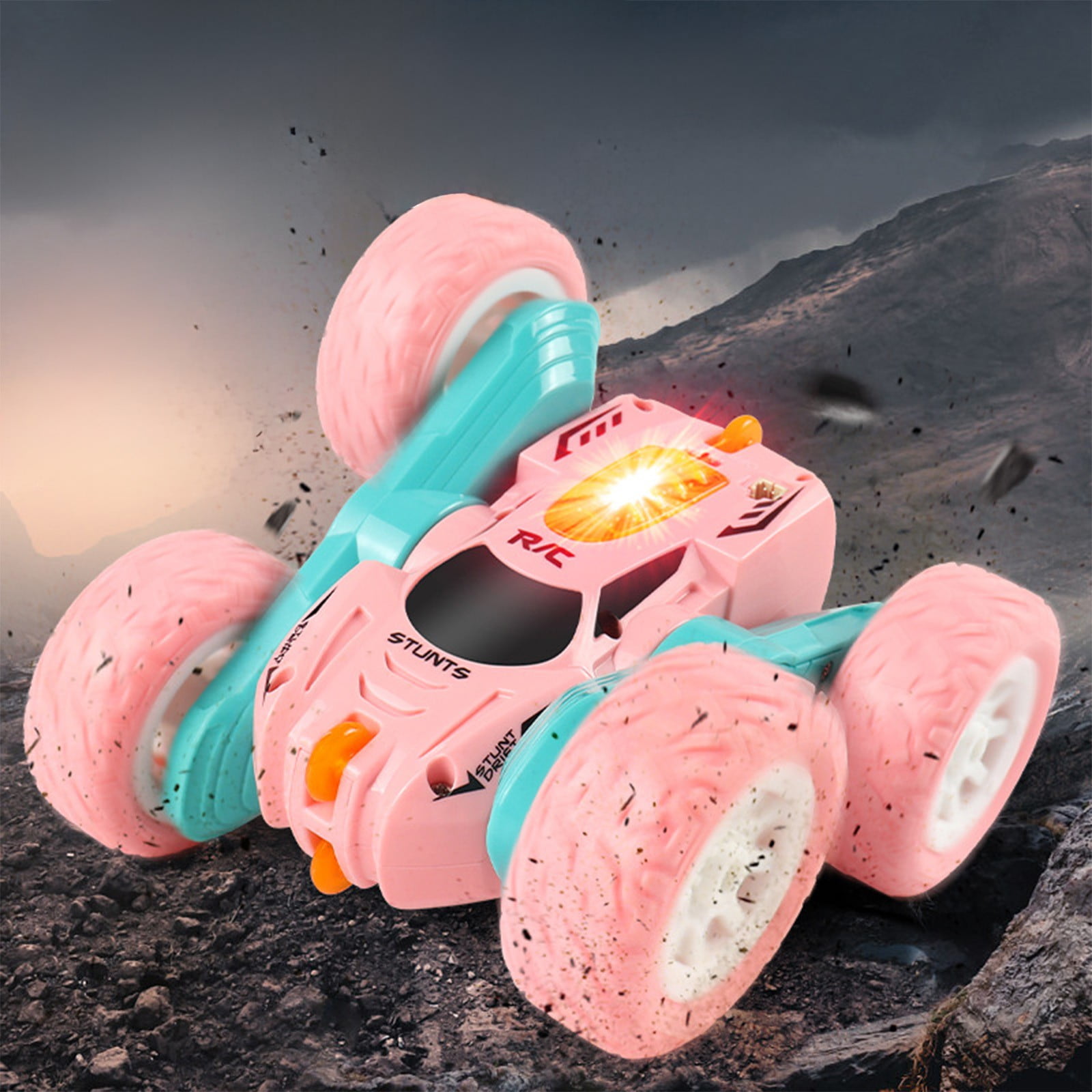 High-speed Mini Double-sided Stunt Car Toys For Boys 360 Degrees ...