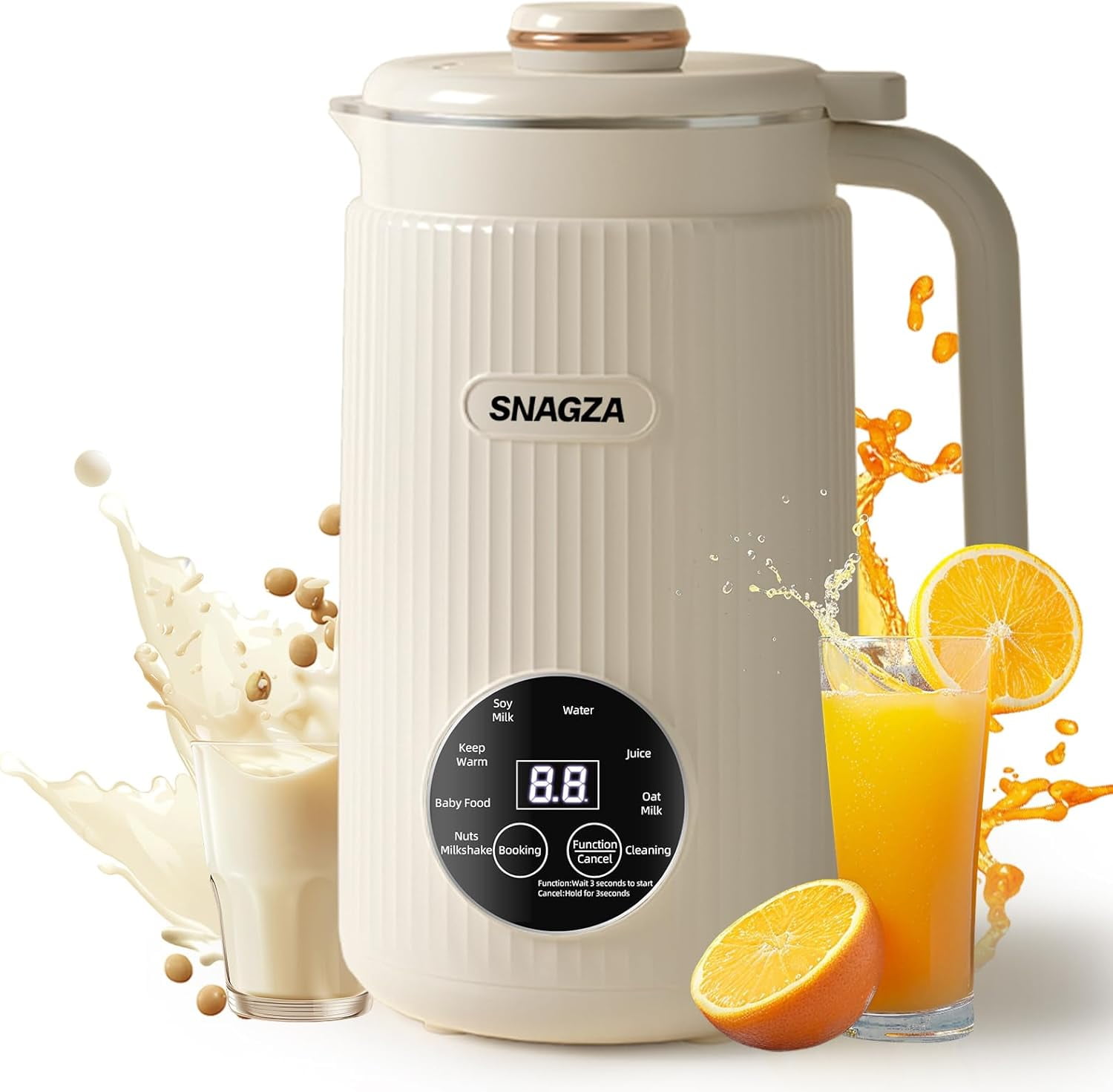 High-speed blender. 8-In-1 Multifunctional Nut And Milk Maker, 12-Hour ...