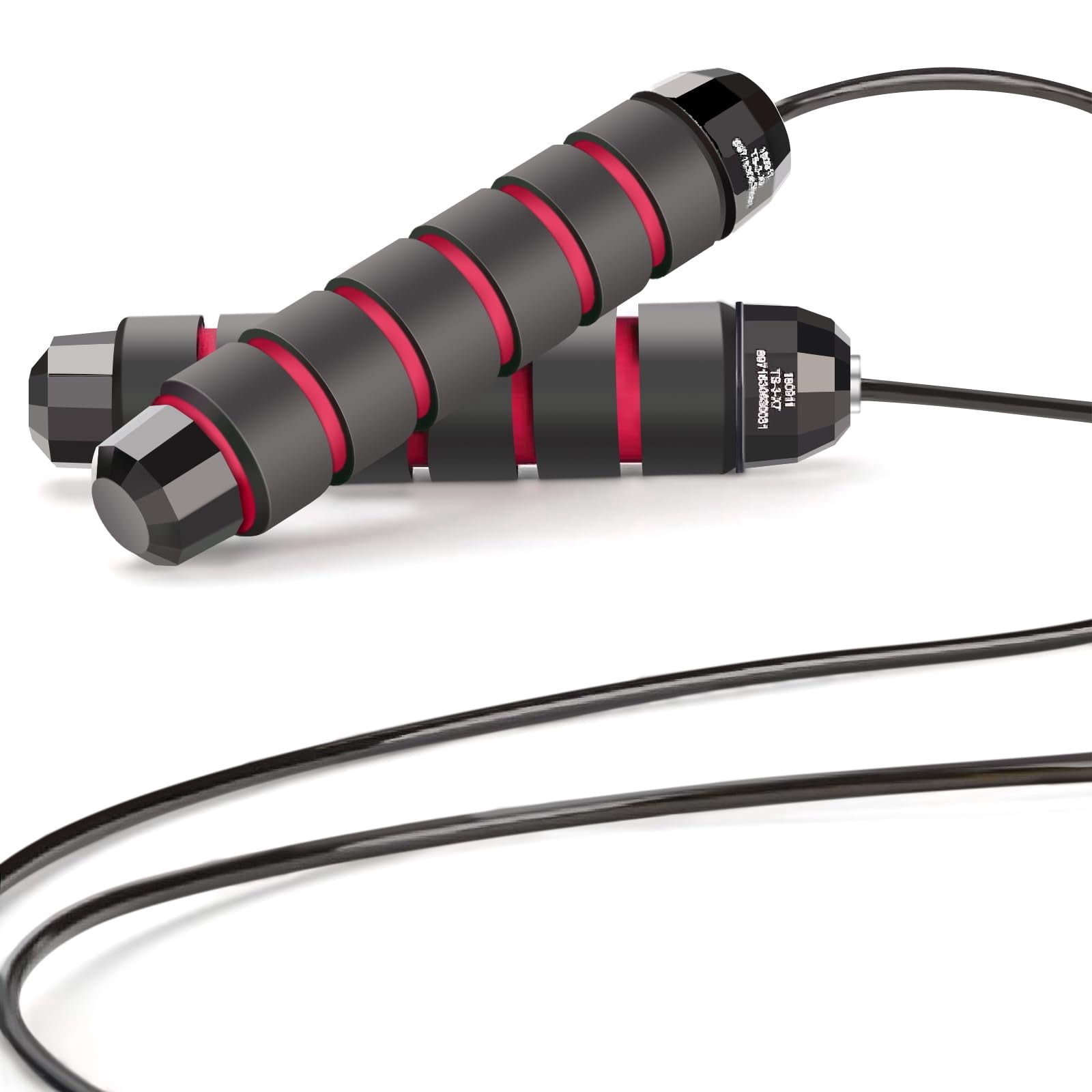 High speed jump rope with ball bearing system, PVC coated steel wire, 6 ...