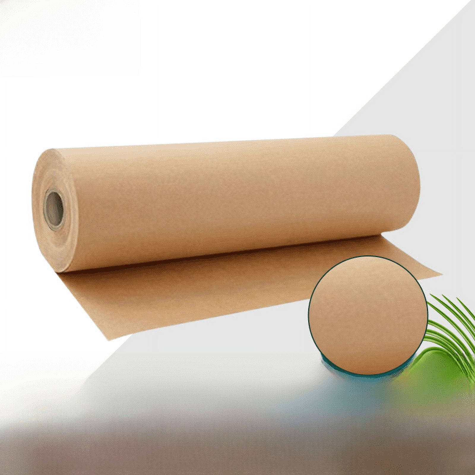High-strength raw wood pulp brown kraft paper roll buffer packaging ...