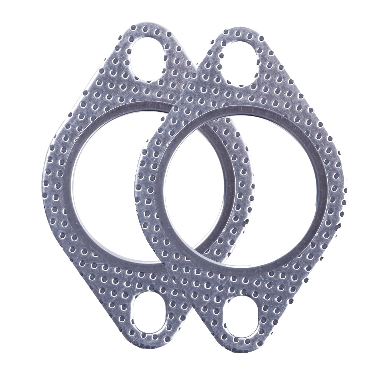 High-temperature sealing gasket x2 for two-hole rhombic graphite ...