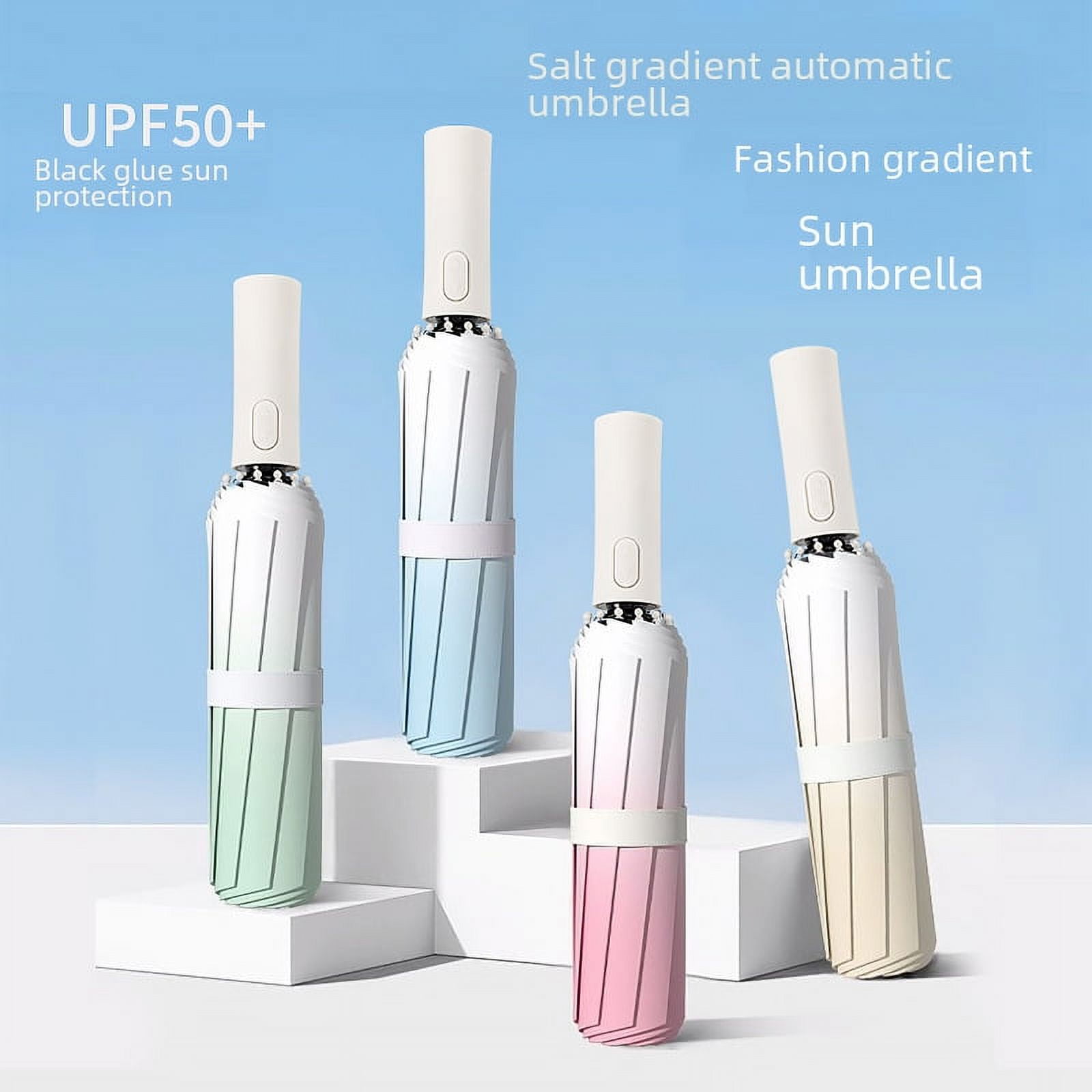 High-value Gradient Girls' Sun Umbrella Sun Protection UV Protection ...