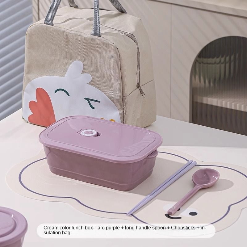 High-value ceramic compartment lunch box microwave heating special ...