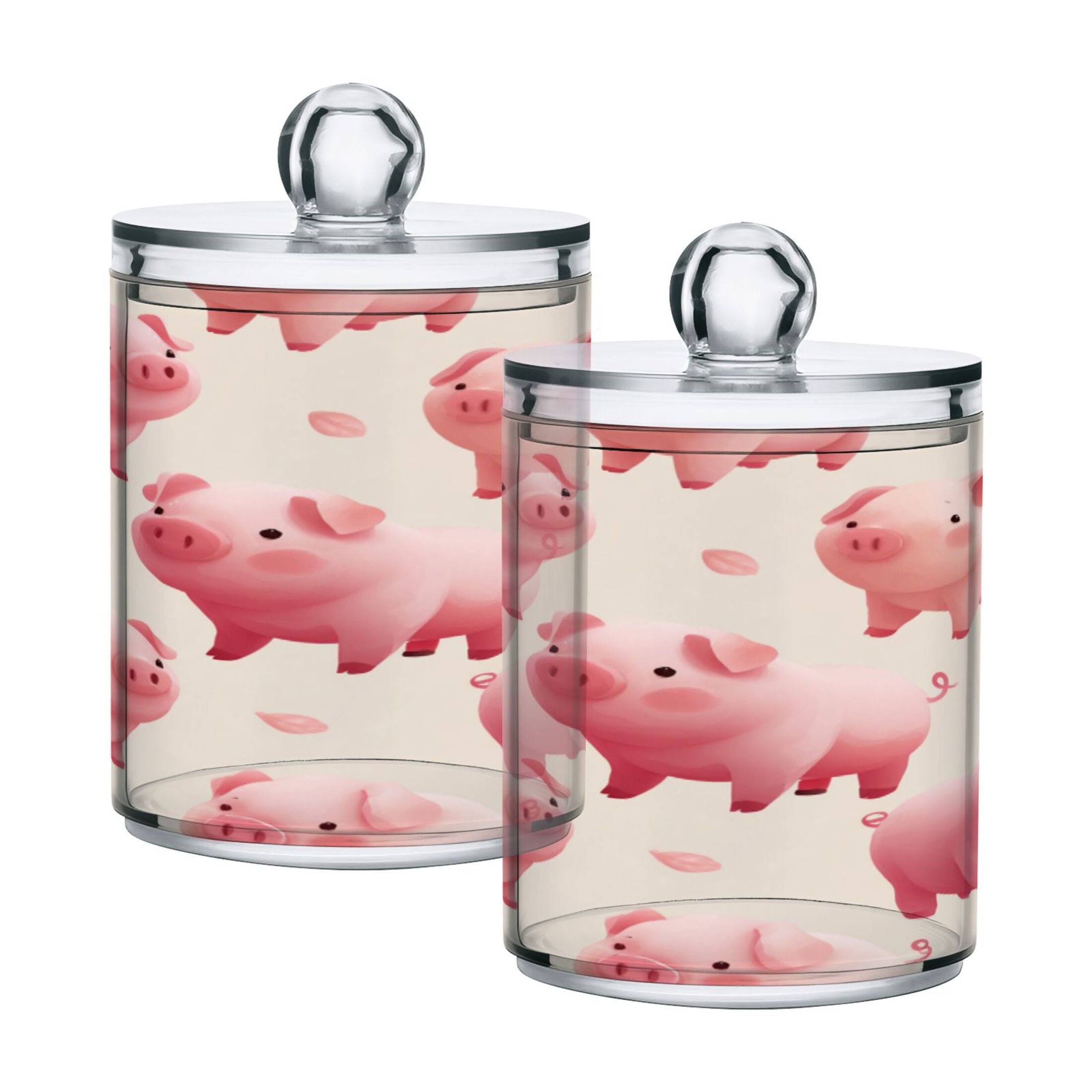 High-value clear storage jars keep life organized and within reach Cute ...