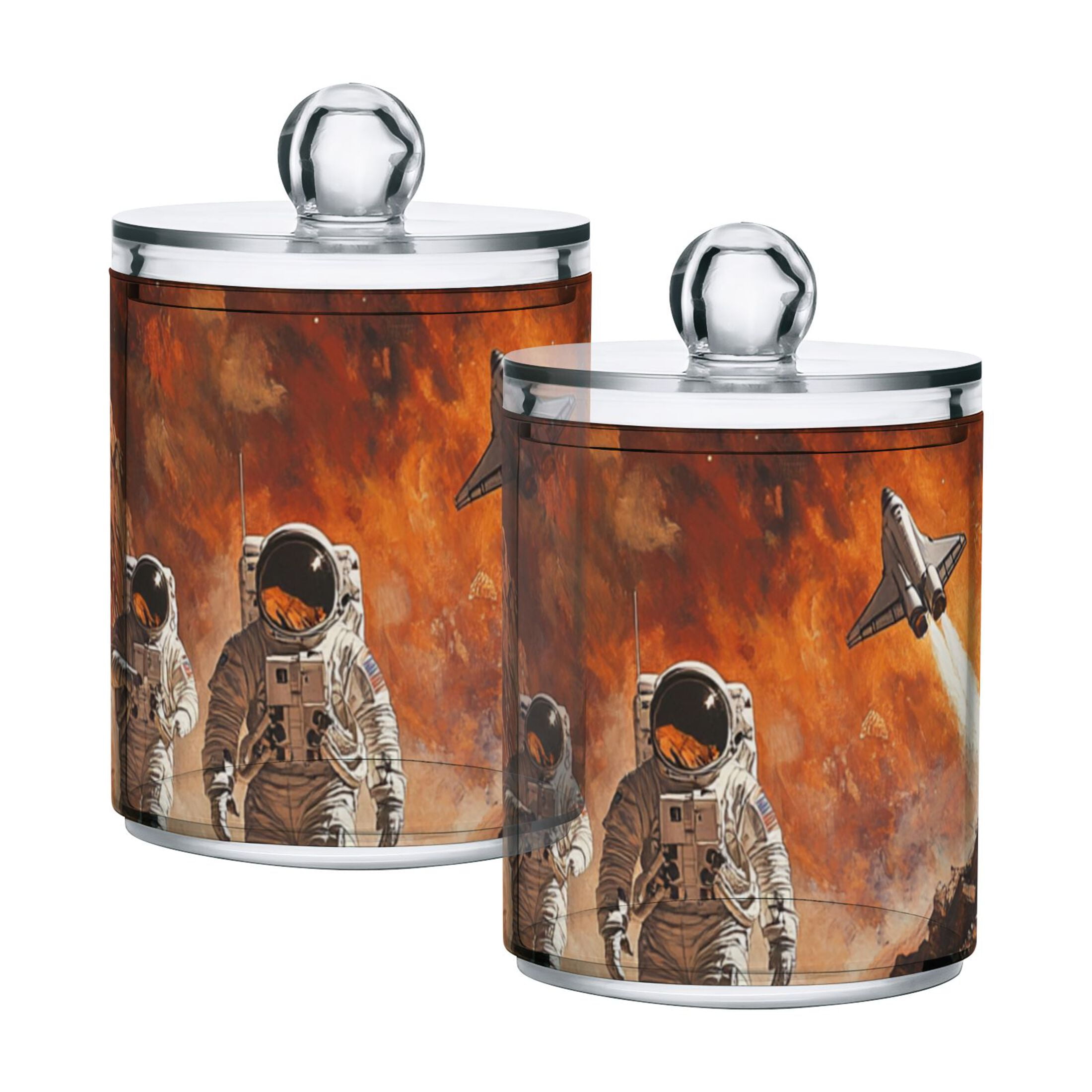 High-value clear storage jars keep life organized and within reach ...