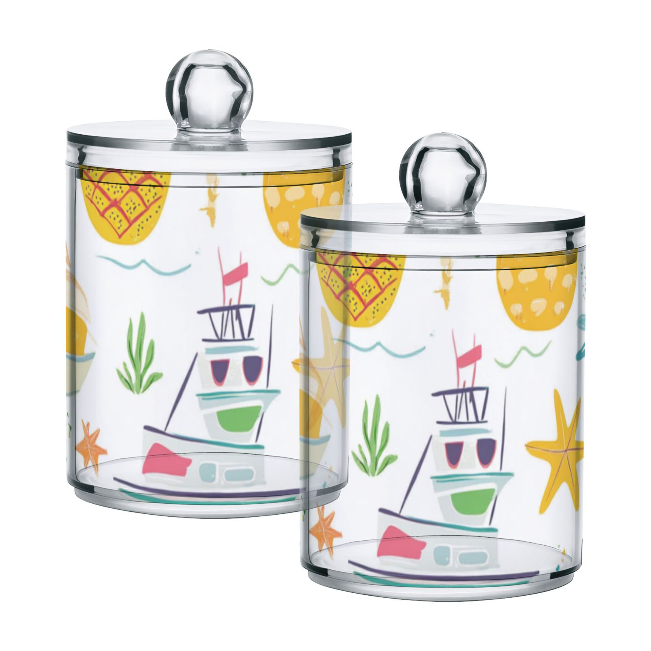 High-value clear storage jars keep life organized and within reach ...