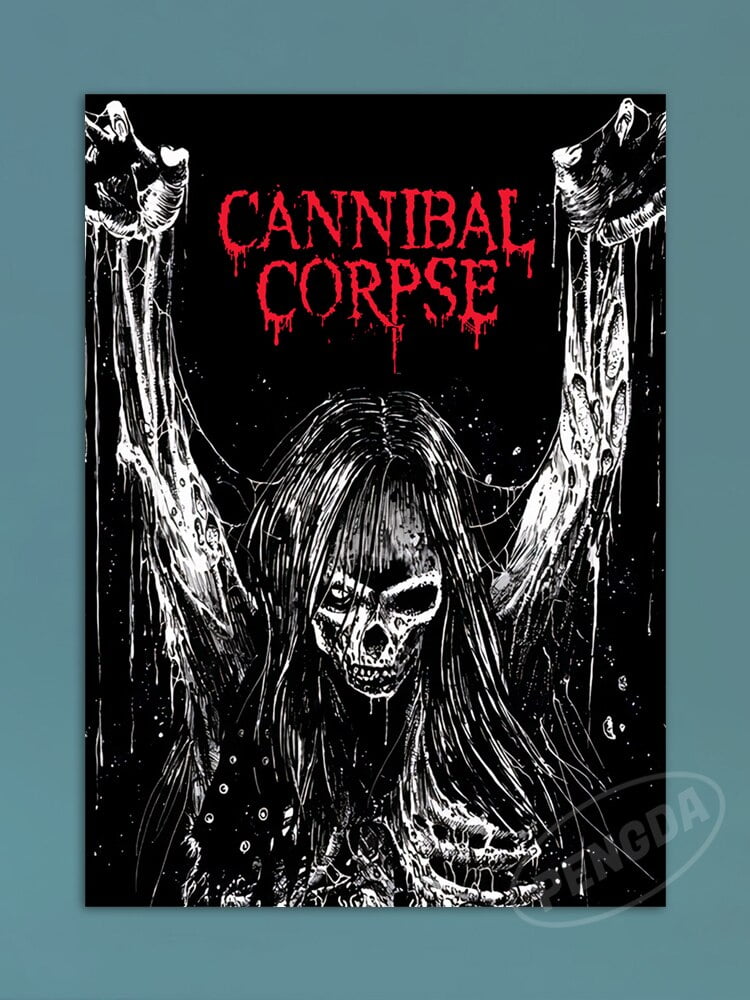 HighDefinition Horror Movie Canvas Art Cannibal Corpse Character Wall ...