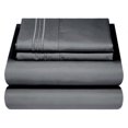Highkey Home Luxury Embroidered Sheet Set 1800 Series Double Brushed