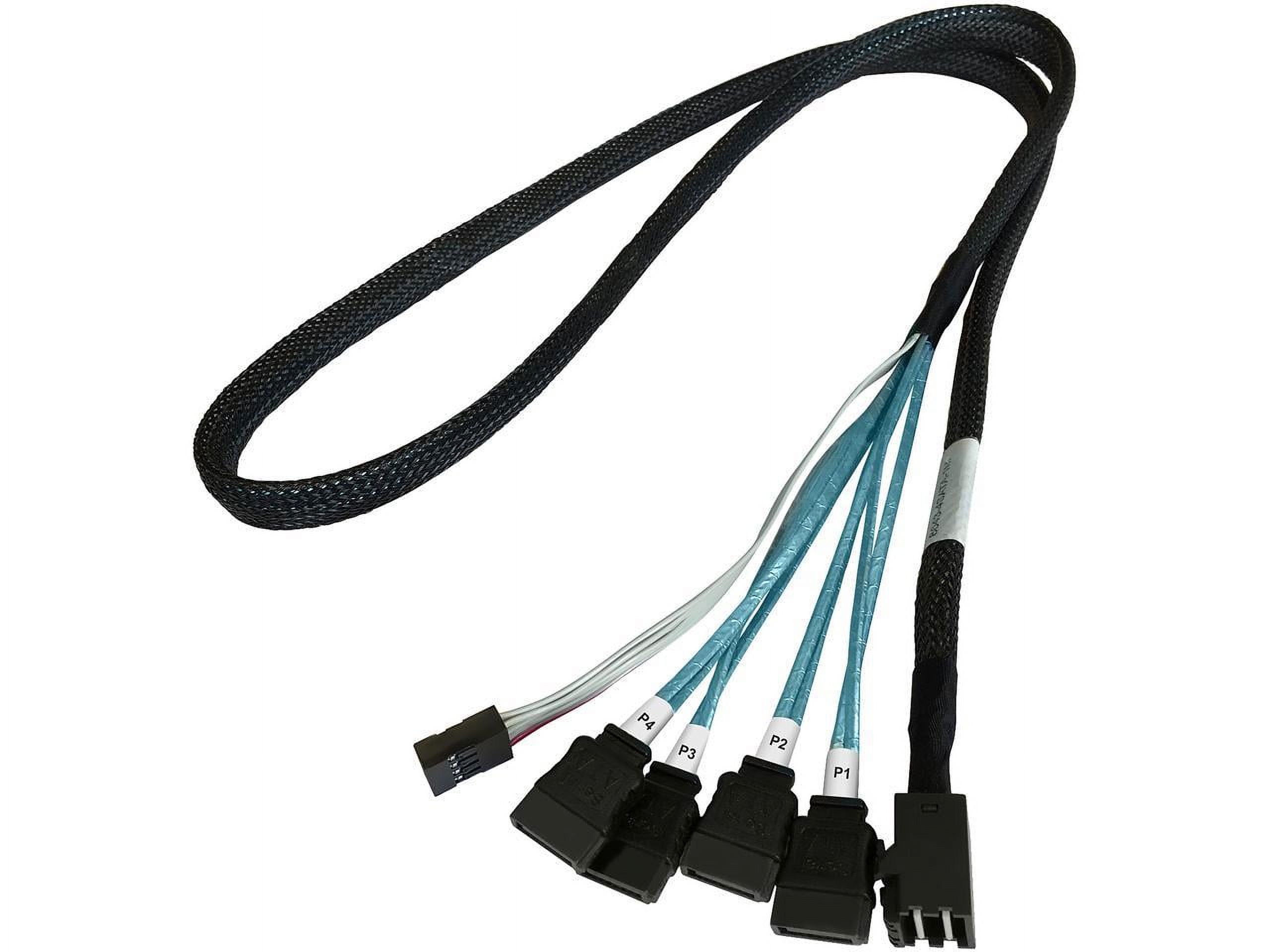 HighPoint Internal Mini-SAS HD to 4x SATA Cable, 1Meter (8643-4SATA-1M ...