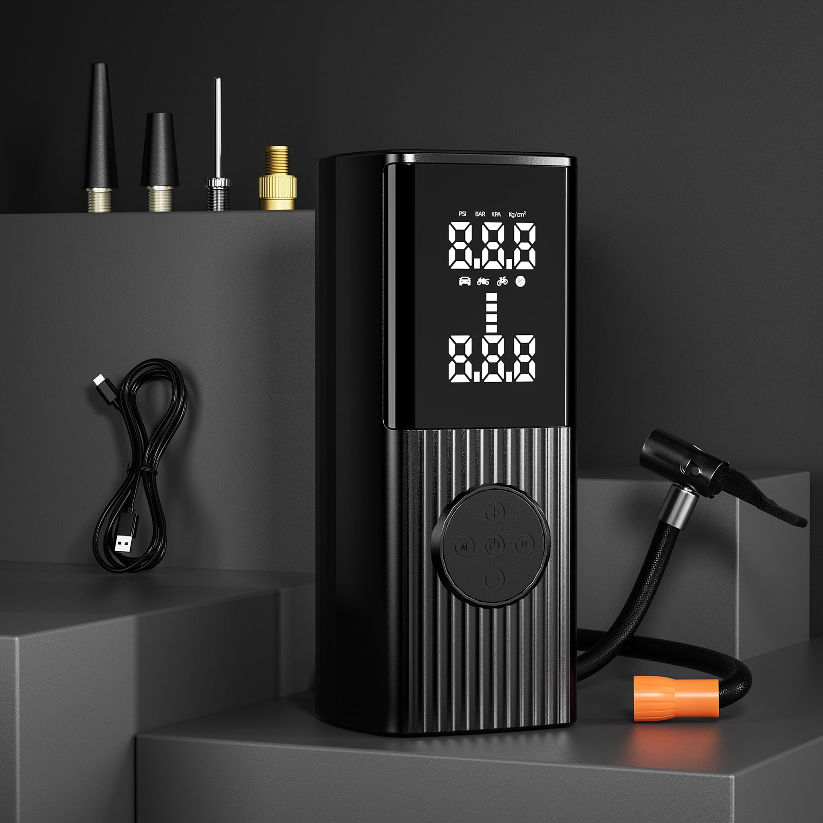 HighSound Tire Inflator Portable Air Compressor - 20000 mAh ...